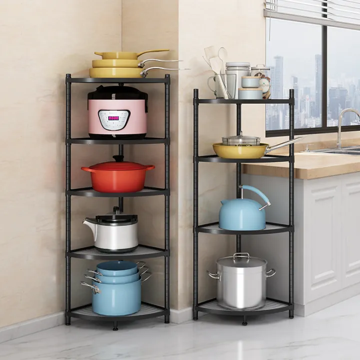 COD JIABAILI Corner kitchen pot storage rack multipurpose 3/4/5 layers ...