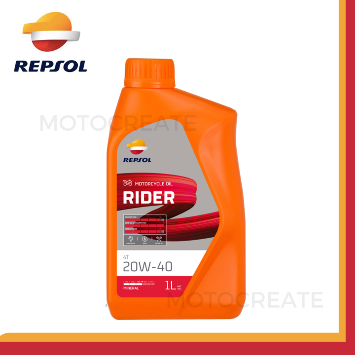 Repsol Moto Rider 4T 20W40 800ML | Lazada PH