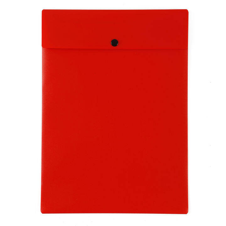 Bindermax ซองกระดุมพลาสติก A4 รุ่น V-58 สีแดง | Lazada.co.th