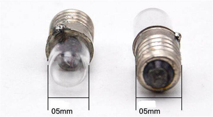 Mini indicator light bulb E5 1.5v 6.3V 12V 24V 0.1A small bulb signal ...