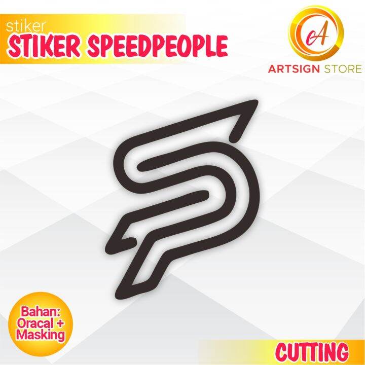 Stiker Speedpeople Sticker Speed People Stiker SP Logo SP Stiker Viral ...