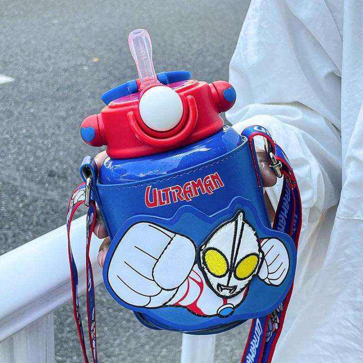 Ultraman Children's Thermos Mug Boy Elementary School Student Water Cup ...