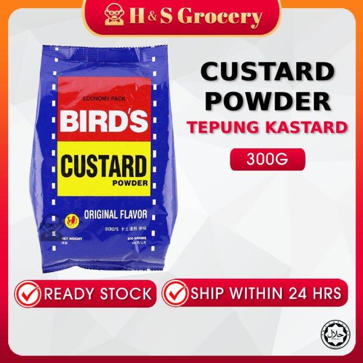 Tepung Kastard / Bird's Custard Powder 吉士粉 / 蛋粉 / 卡士達粉 [READY STOCK ...