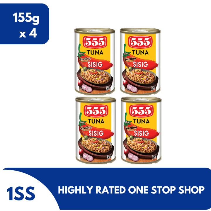 555 Tuna Sizzling Sisig, 155g set of 4 | Lazada PH