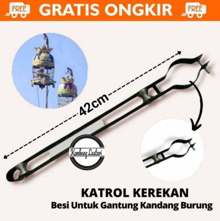 ATROL KEREKAN BESI SANGKAR KANDANG BURUNG PERKUTUT BENDERA LOMBA ...