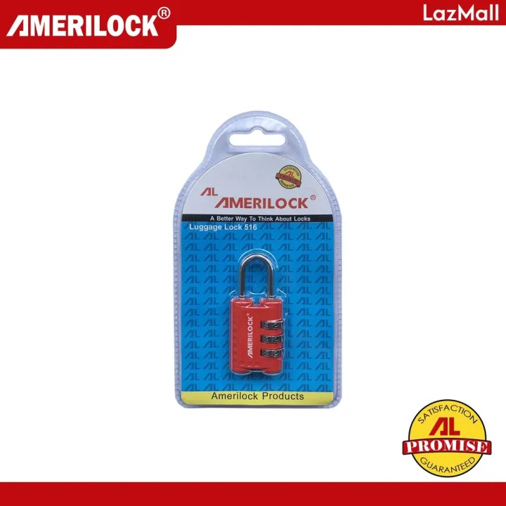 Jaffray AMERILOCK Combination Padlock for Locker Luggage TSA Lock (516 ...
