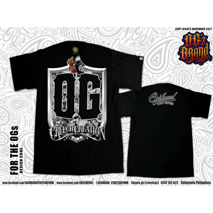 ♜FOR THE OGs OGs BRAND TSHIRT FOR MEN | Lazada PH