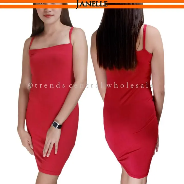 Trends Central Wholesale • Janelle Spaghetti Fitted Dress | Lazada PH