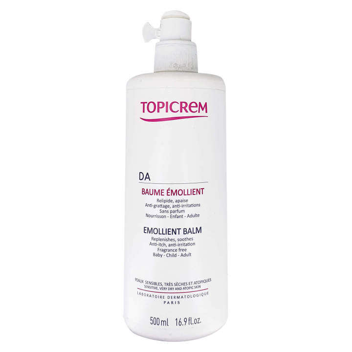 TOPICREM DA Emollient Balm 500ml (Very dry & Atopic Skin) | Lazada ...