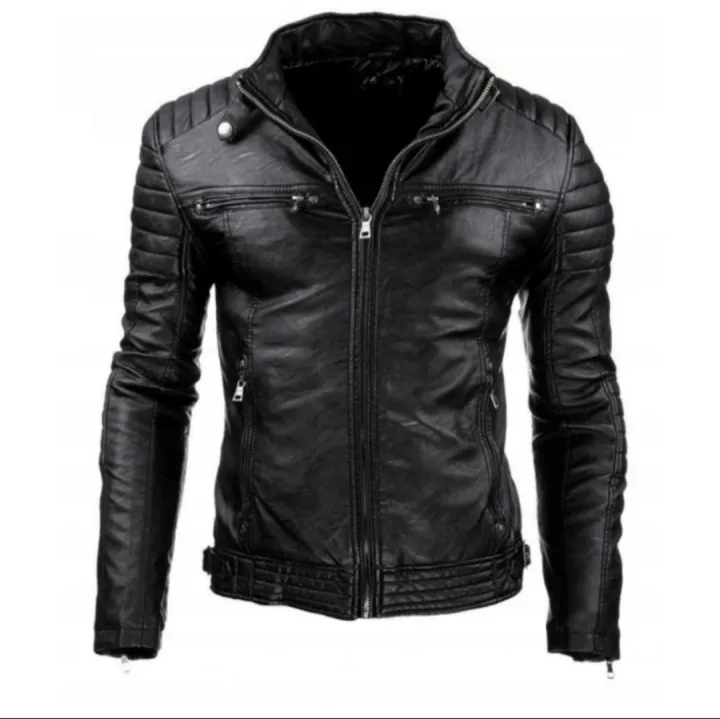 jaket kulit original domba super Premium asli model pria racing ...