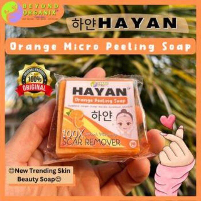 Hayan Intense Orange Peeling Soap (whitening, scar remover, dark ...