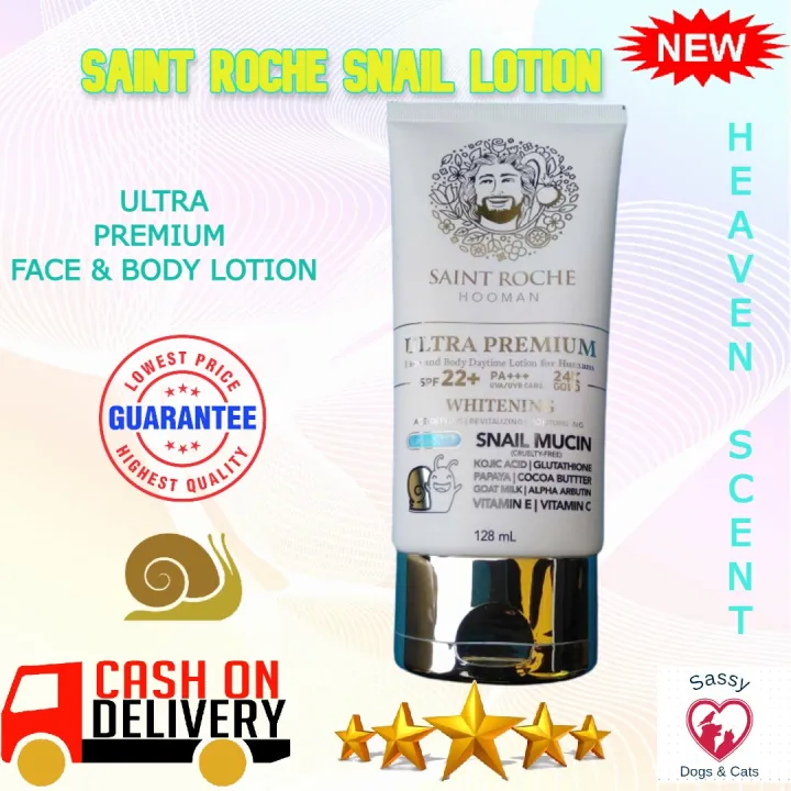 SDC Saint Roche Hooman Ultra Premium Face and Body Daytime Lotion Whitening SPF 22 Heaven Scent ...