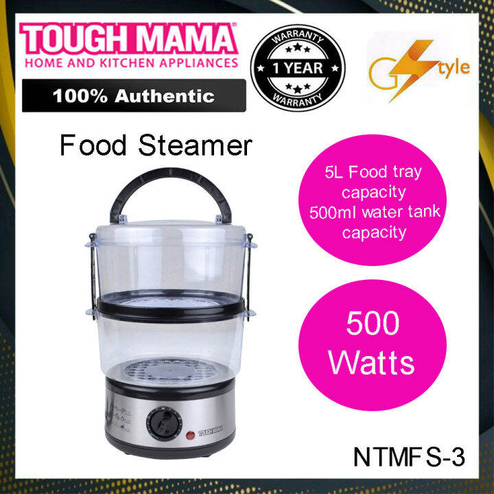 Tough Mama NTMFS-3 5.0L Two-Layered Stackable Food Steamer | Lazada PH