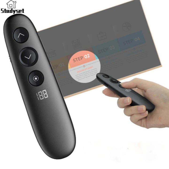 Studyset IN stock Wireless Presenter Highlighting Magnify LED LCD Mac ...