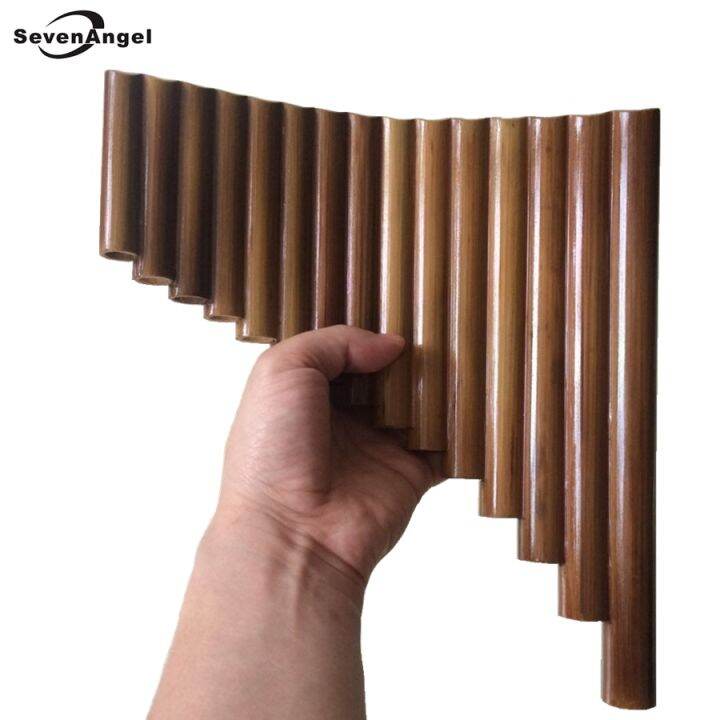 Sevenangel Handmade Right Hand 15 Pipes Bamboo Panflute Key Of G ...