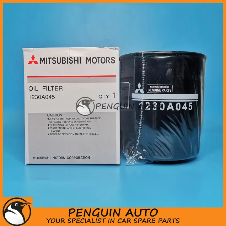 MITSUBISHI TRITON 2.5 PAJERO SPORT OIL FILTER OEM 1230A045 | Lazada