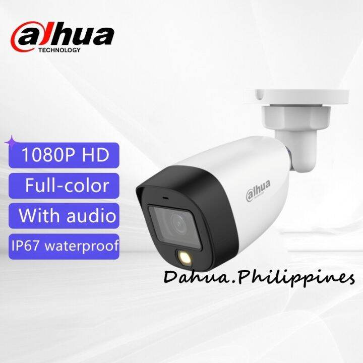 Dahua 2MP HD Full-color Bullet CCTV Camera Outdoor Wired Weatherproof ...