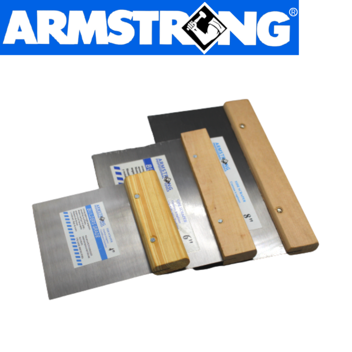 ARMSTRONG SIDE SCRAPER Standard high quality scraper wooden handle side ...