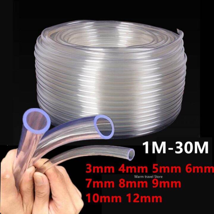 1M 3M 5M 10M 30M Transparent PVC Plastic Hoses Water Pump Tube 3 5 6 7 ...