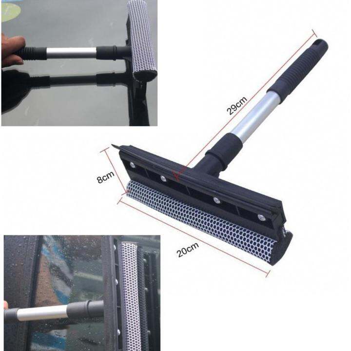 ไม้รีดกระจกฟองน้ำ แบบด้ามยาว 29cm ไม้เช็ดกระจก Car Window Brush/Sponge ...
