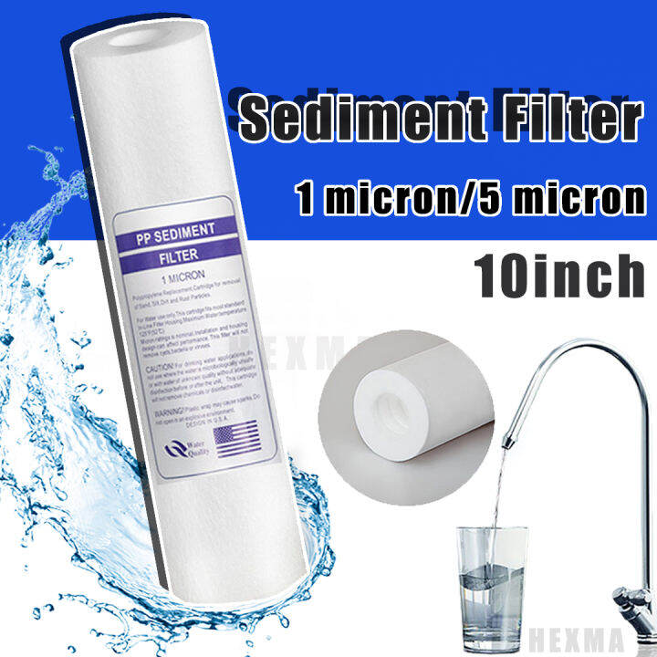 PP Sediment Filter 10 Inch 110g Water Filter Cartridge 1 Micron/5 Micron | Lazada PH