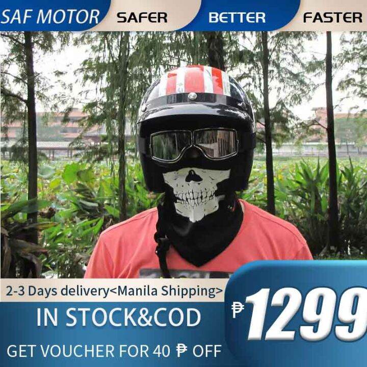 【Ready Stock】 SAF Helmet helmet half face helmet Summer Carbon Fiber ...