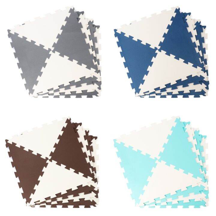 Rubber mat playmat 60x60 4IN1 foam soft puzzle mat baby activity gym ...