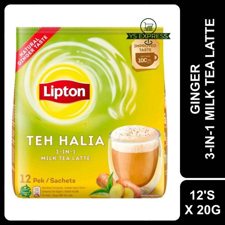 LIPTON Ginger Milk Tea 12'S (240G) | Lazada