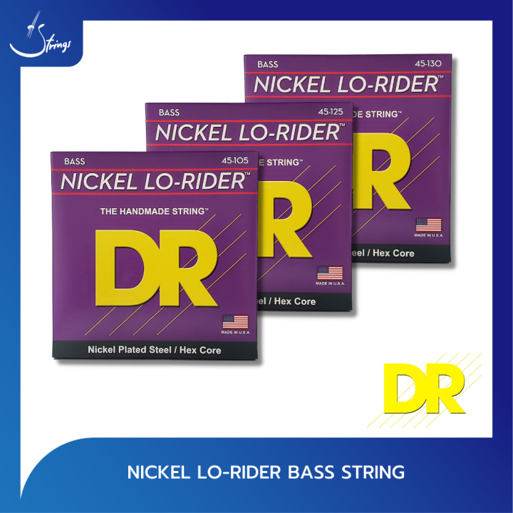 Sire Marcus Miller 5 String Bass DR Strings Nickel Lo-Rider 5-String ...