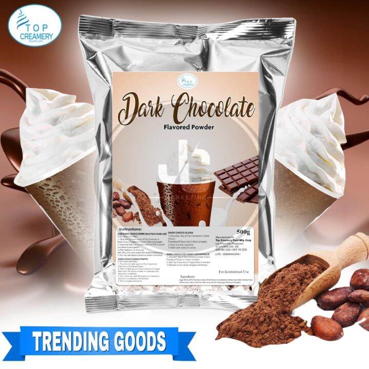 Hot yixian00048261 Top Creamery™ Dark Chocolate Powder 500g for Milktea ...