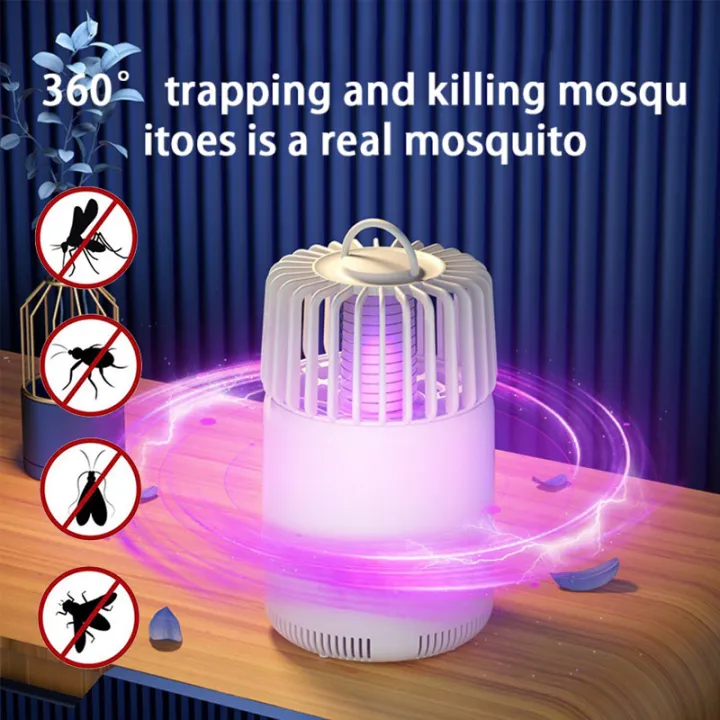 Ultraviolet Mosquito Killer Lamp USB Night Light LED Insect Trap Radiationless Mosquito ...