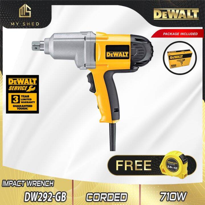 DEWALT DW292-GB 710W 1/2 Heavy Duty Impact Wrench (HOG RING) (DW292 ...
