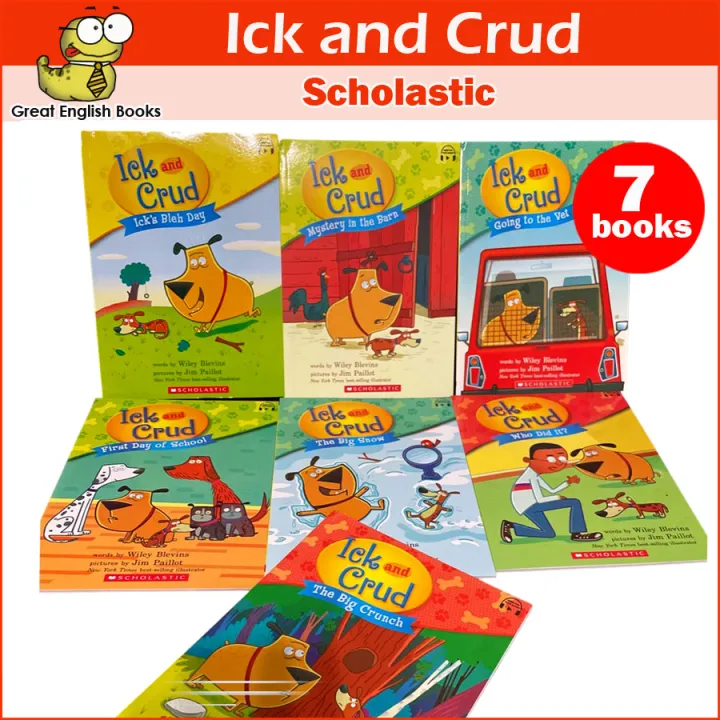 (In Stock) พร้อมส่ง หนังสือนิทานภาษาอังกฤษ Ick and Crud Series Set of 7 ...