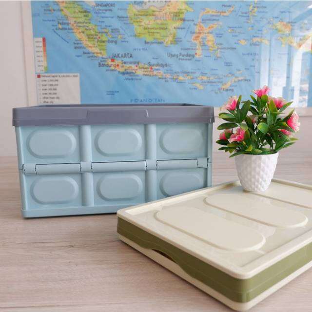 LIVING HOME BISA COD!! KUKE Box Lipat Container Ukuran L 52 x 38 x 28 ...