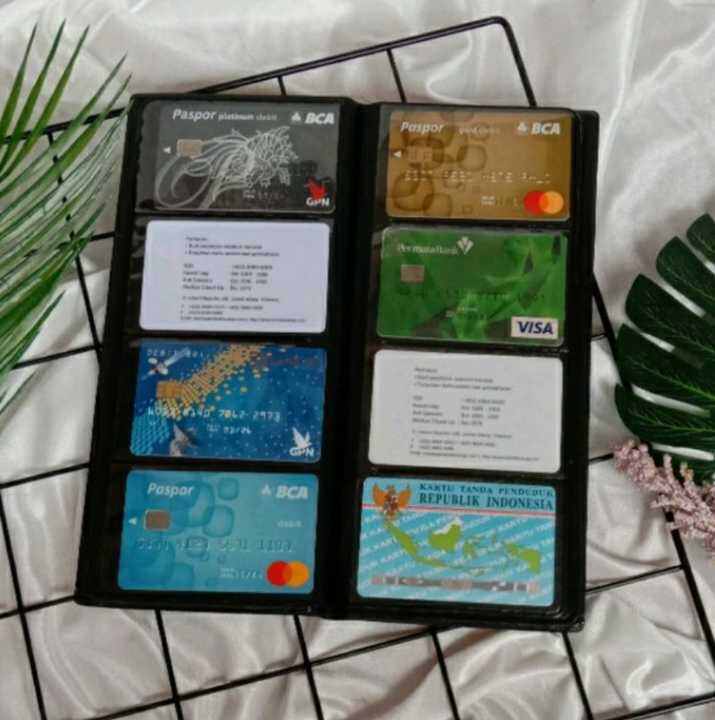 Album kartu nama 128 slot / name card holder / album atm / album logam ...