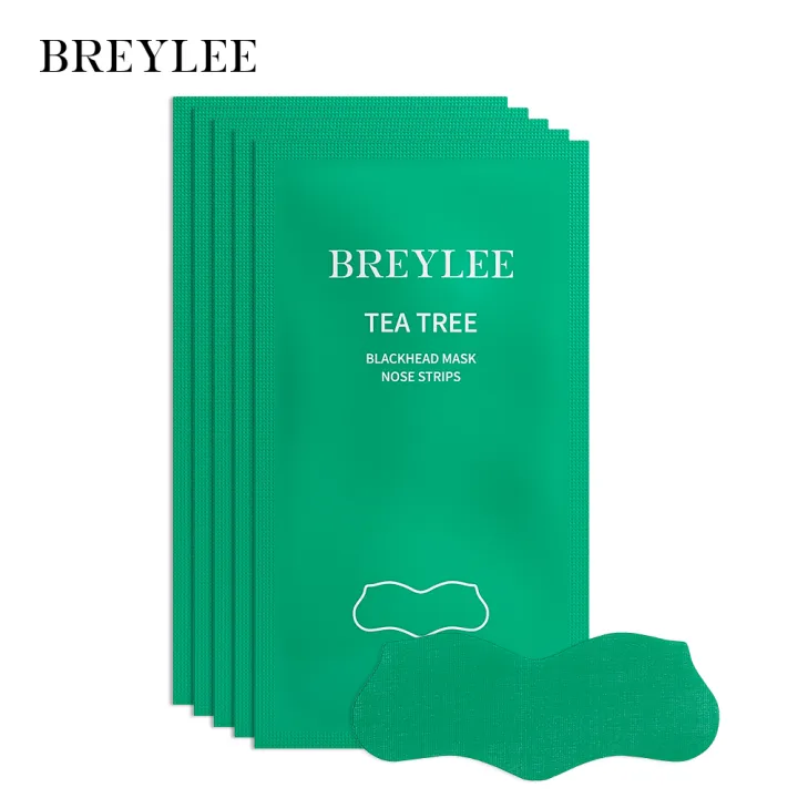 BREYLEE มาส์กแผ่นลอกสิวเสี้ยน แผ่นลอกสิวหัวดำ แผ่นมาส์กจมูก กําจัด ...
