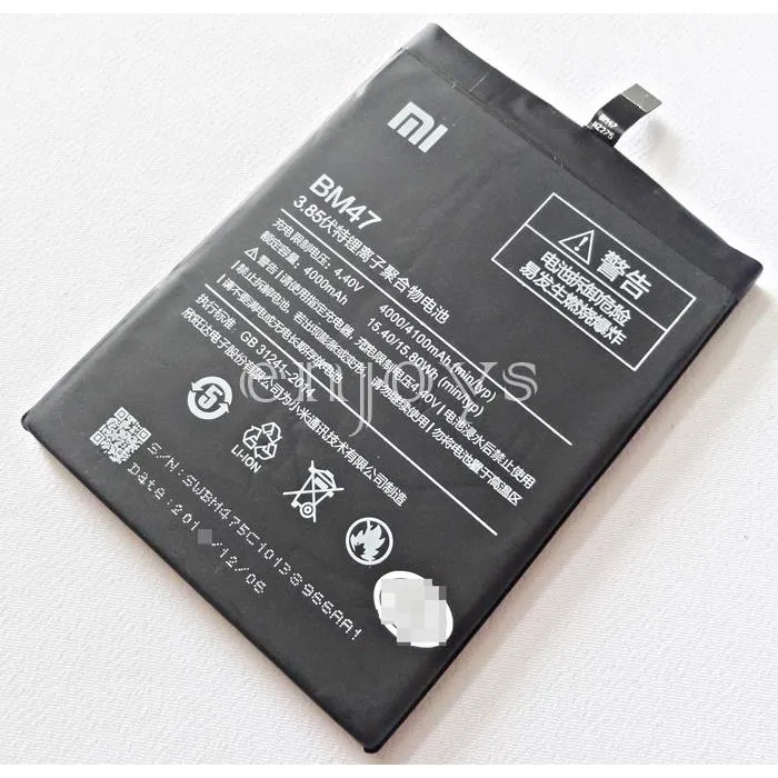 Original Mi Xiaomi BM47 Battery For RedMi 3 3S 3Pro Pro 4X | Lazada PH
