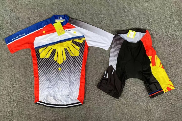 PHILIPPINES CYCLING BIBSET JERSEY PILIPINAS BIB SET PH BIBSET TOP AND ...