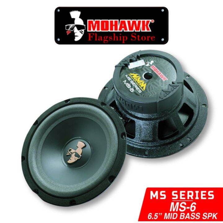 Mohawk MS Series MS-6 6.5" Inch Mid Bass Speakers Car Spk | Lazada