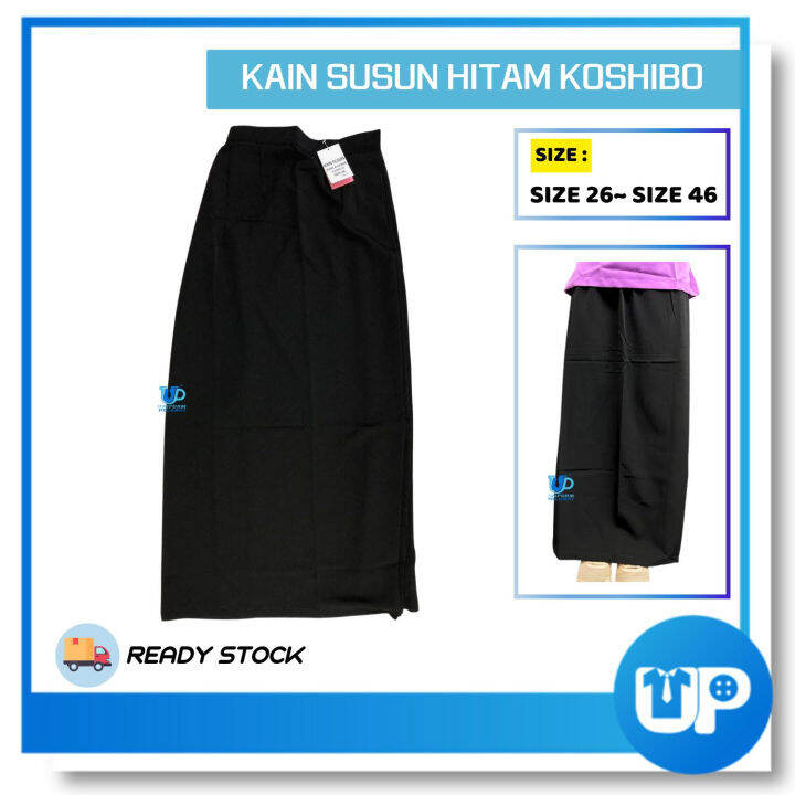 Kain Susun Sekolah Agama Hitam/KAIN SEKOLAH SUSUN BELAKANG KOSHIBO/KAIN ...