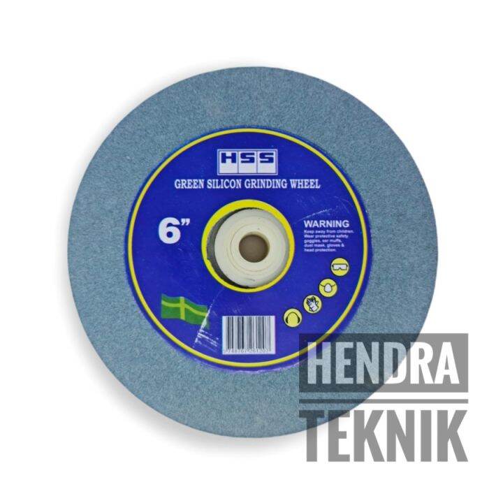 BATU GRINDA DUDUK 6" BATU GURINDA 6 INCI BATU ASAH BULAT HIJAU BATU ...