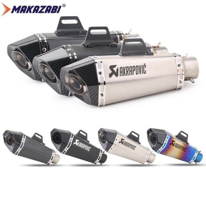 51mm Motorcycle Exhaust Pipe Muffler Exhaust Power Tail Pipe Yoshimura ...