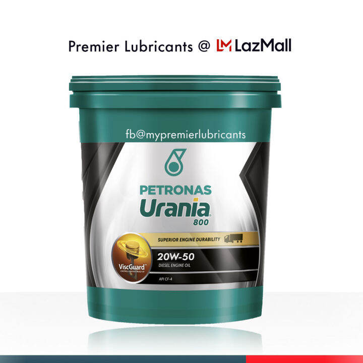 PETRONAS URANIA 800 20W50 CF-4 (18 LITERS) - HEAVY DUTY DIESEL ENGINE OIL - 20W50 ENGINE OIL 18L ...