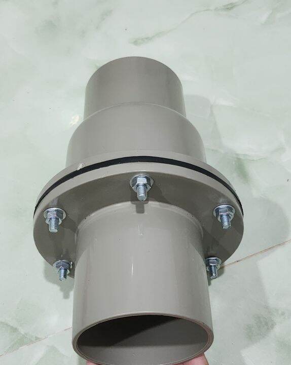 Lúp bê ( luppe ) 1 chiều lưỡi gà phi 60, luppe 2 đầu xám van lá lật ống ...