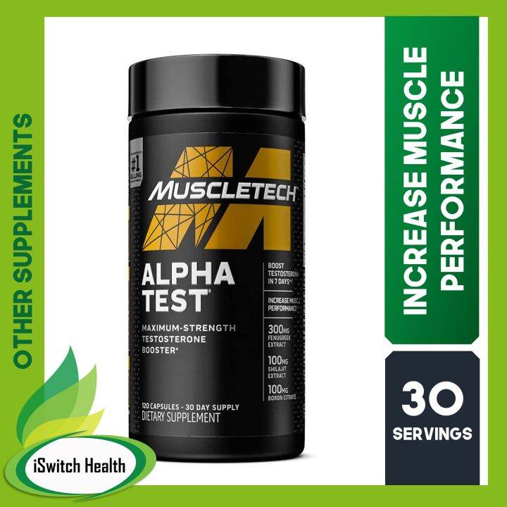 MUSCLETECH PRO SERIES ALPHA TEST - 120 CAPSULES | Lazada PH