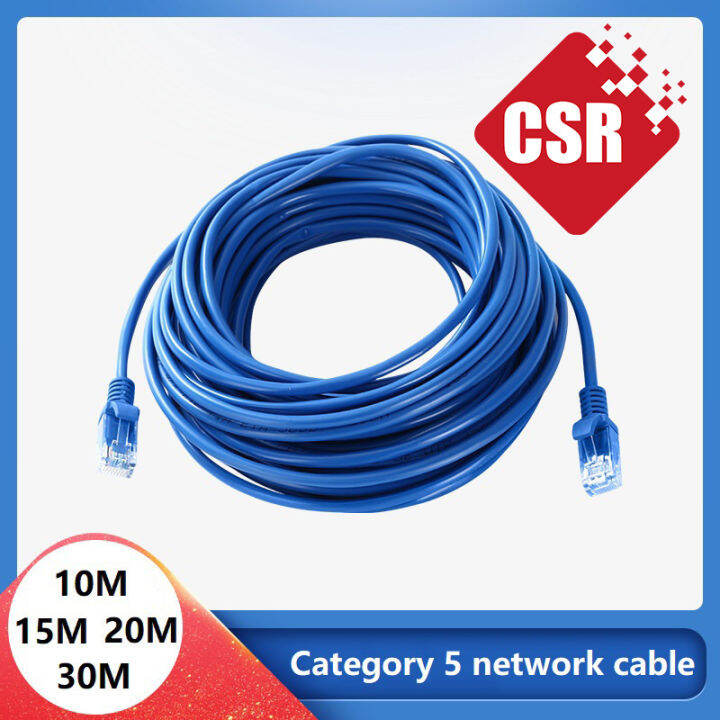 CSR 10M 15M 20M 30M Ethernet Cable High Speed RJ45 CAT5/CAT5E Internet Cable Lan Network Wire ...