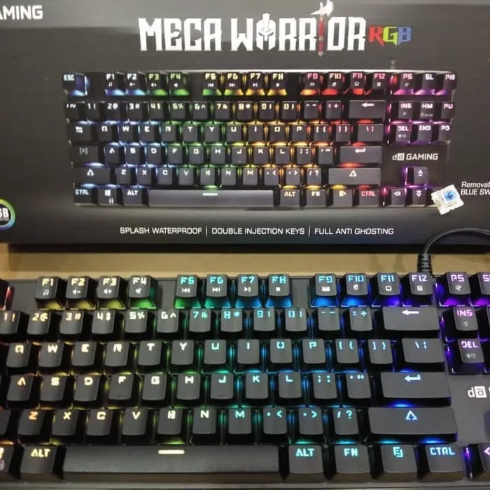 Digital Alliance Meca Warrior RGB Keyboard Mechanical gaming | Lazada ...