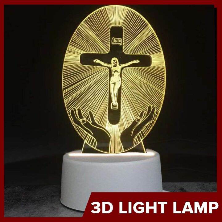 COD Elena Homes Top Selling 3D Acrylic Night Light Optical Illusion ...