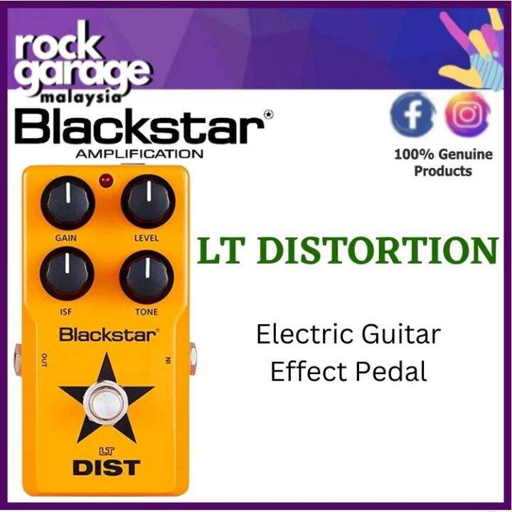 BLACKSTAR LT DISTORTION - Electric Guitar Effect Pedal (LTDIST/LT-DIST ...