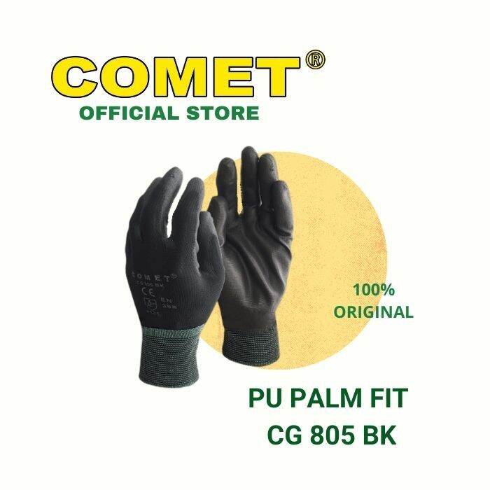 Sarung Tangan COMET Palm Fit CG 805 BK | Lazada Indonesia